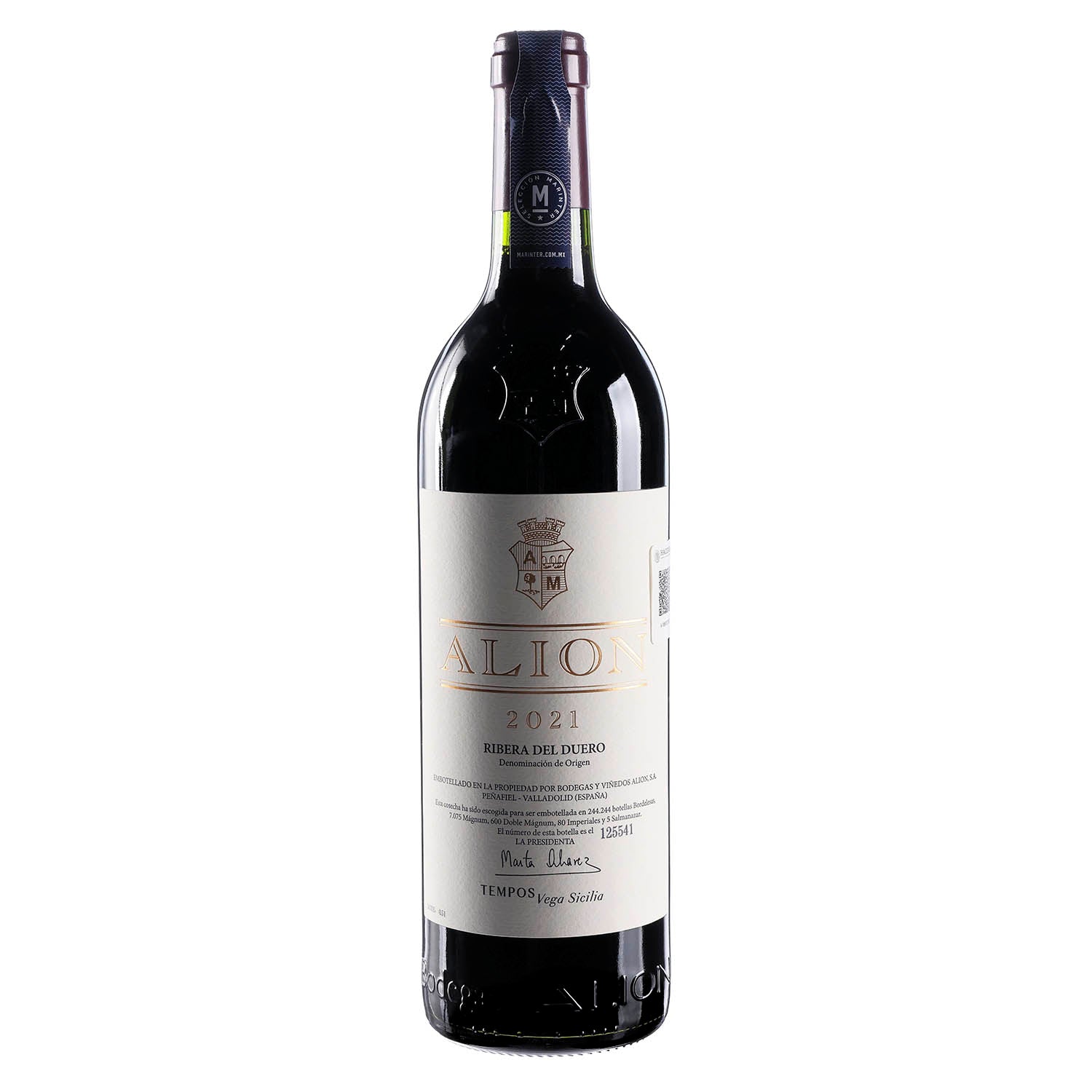 Alión 2021 – Vino Tinto Ribera del Duero 750 ml – Antzara