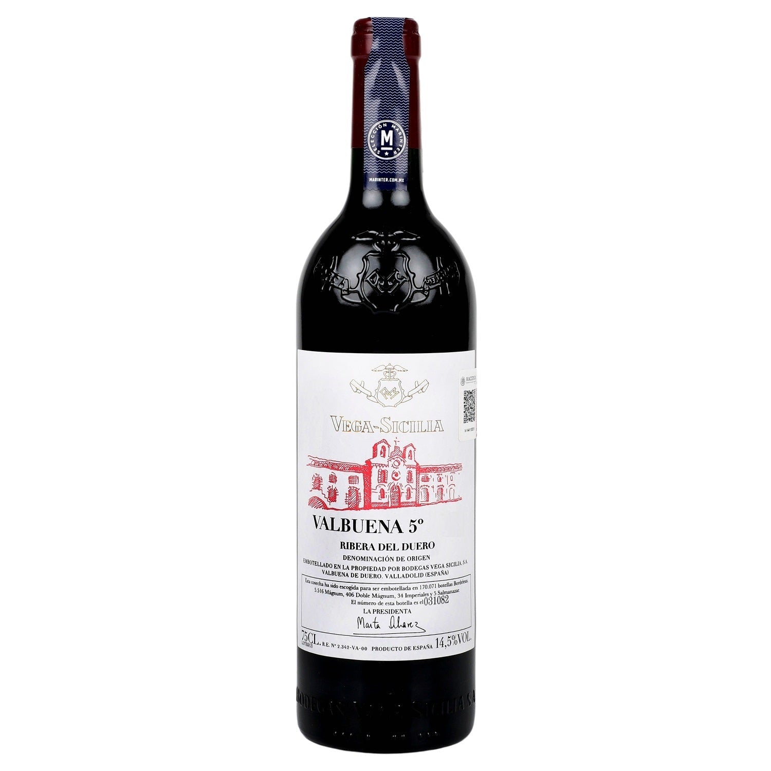 Vino Tinto Vega Sicilia Valbuena 5° 2019 de 750 ml | Antzara Gourmet