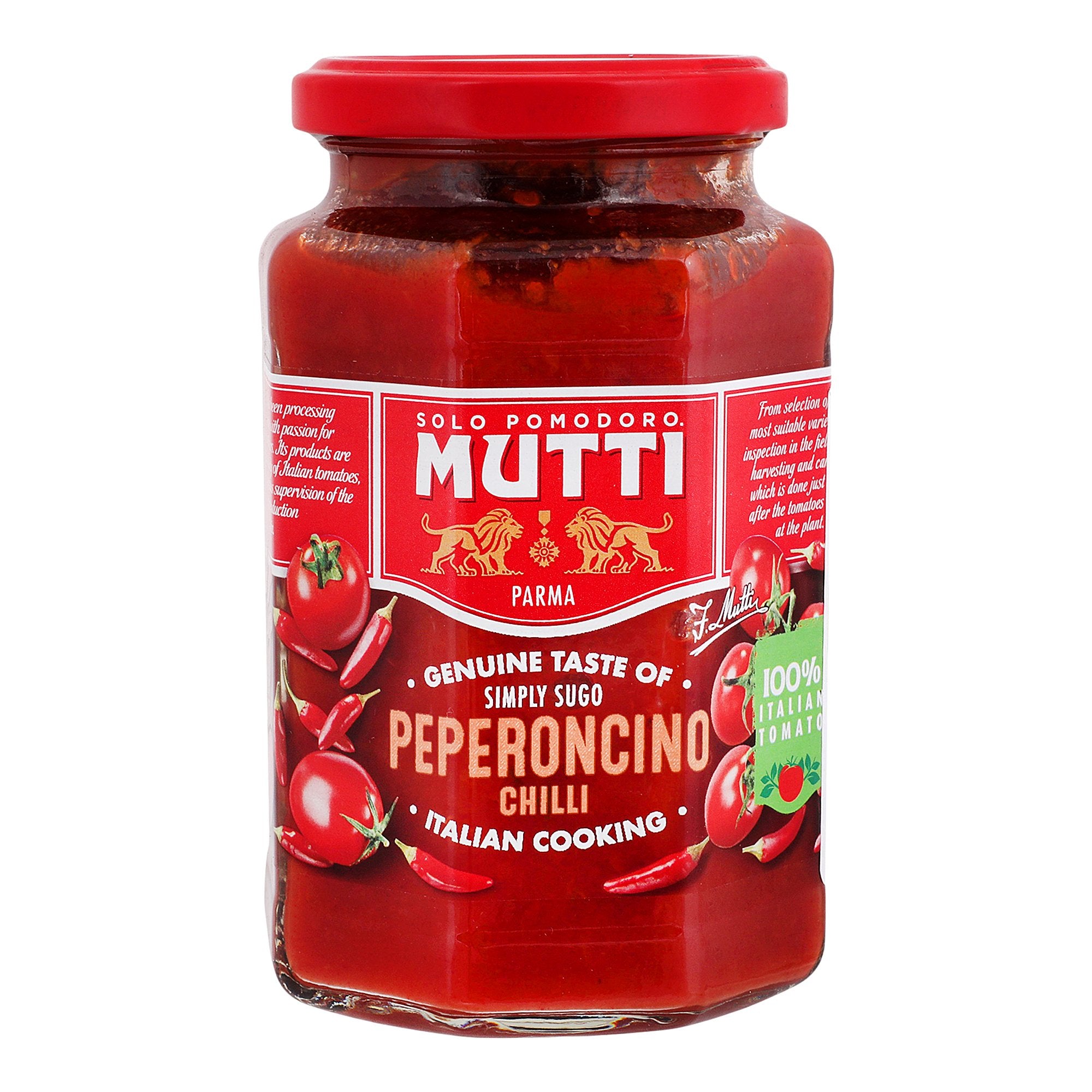 Salsa Mutti de Tomate con Chile Picante de 400 g | Antzara Gourmet